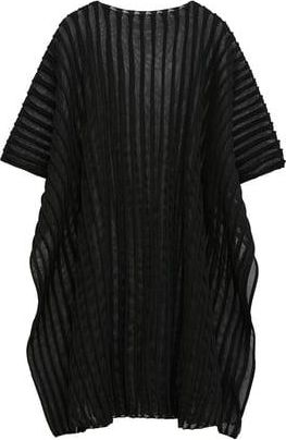 Adolfo Dominguez Stripe Cape - Schwarz