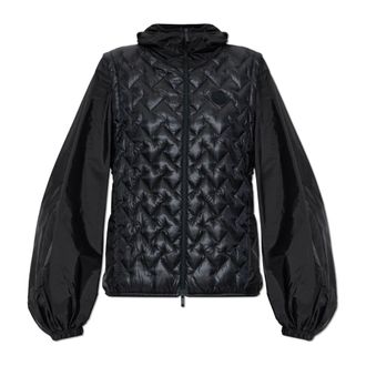 Moncler Femme, Vestes, Noir, Taille: 42 FR Doudoune Courte Mirage Packable 2-en-1