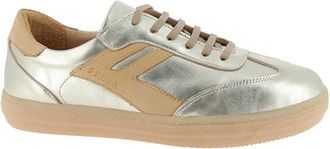 Andrea Conti Femme Damen Low Top Sneaker Freya Basket, Chameau Platine, 41 EU