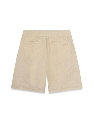 Lanvin Cotton-Polyester Bermudas - Beige