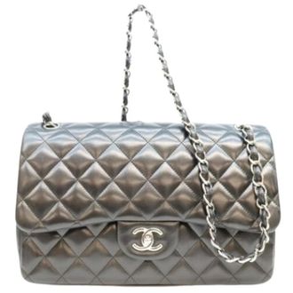 Chanel Pre-owned Sac bandouli&egrave;re vintage - Femme - Pre-owned - Gris - Taille: ONE Size