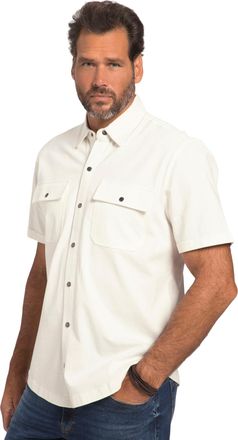 JP1880 Herren, Große Größen, Jersey-Hemd, Halbarm, Kent-Kragen, Modern Fit