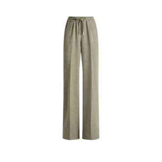 Kiton Weite Hosen mit elastischem Bund - - Trousers - Damen - Gr&uuml;n - S