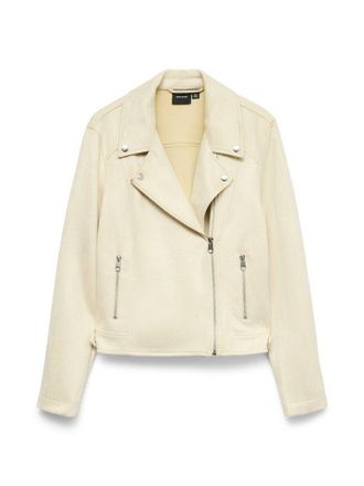 Vero Moda Lederjacke Stylische Rei&szlig;verschluss-Bikerjacke im trendigen Schnitt VMJOSE SHORT FAUX SUEDE JACKET GA NOOS