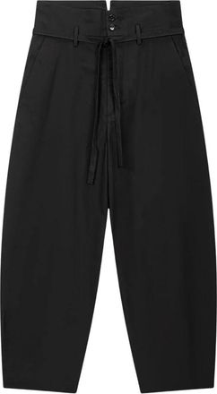 Barena Femme, Pantalons, Noir, Taille: 34 FR Tapered Pantalons