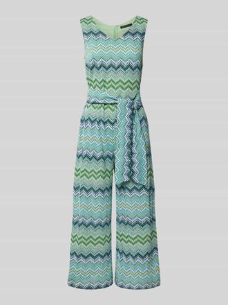 Betty Barclay Jumpsuit mit Bindeg&uuml;rtel und V-Ausschnitt