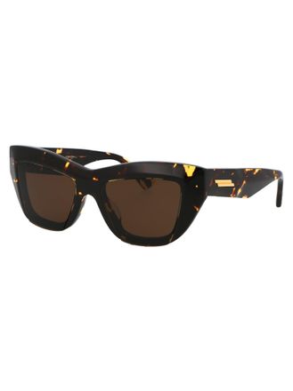 Bottega Veneta Womens Sunglasses Havana Brown Acetate