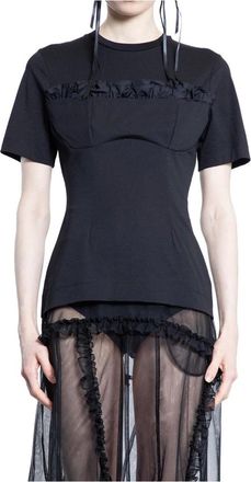 Simone Rocha Damen, Oberteile, Schwarzk, XSGröße