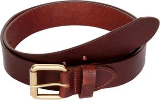 Barbour unisex, Accessoires, Brun, Taille: M Matte Leather Belt