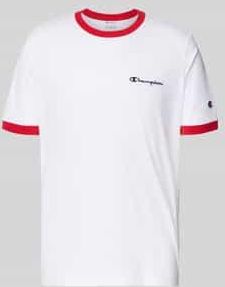 Champion T-Shirt mit Rundhalsausschnitt und Label-Stitchings