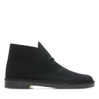 Clarks Herren Desert Boots, Schwarz (Black Suede)