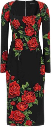 Dolce & Gabbana Knielanges Kleid - Bunt