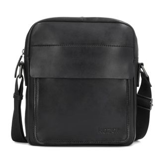 Kazar Schwarze Herren-Schultertasche - - Bags - Herren - Schwarzk - ONE SIZE