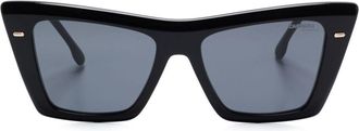 Carrera Sonnenbrille mit Cat-Eye-Gestell - Schwarz