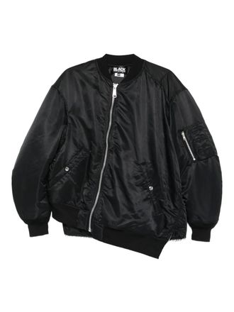 Comme Des Gar&ccedil;ons Asymmetrische MA-1 Bomberjacke - Schwarz