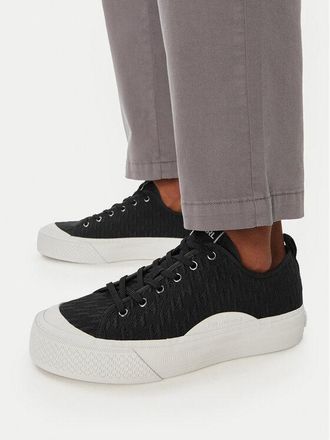 Karl Lagerfeld Sneakers aus Stoff Kampus Max V KL50516 Schwarz