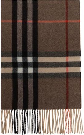 Burberry &Eacute;charpe en cachemire &agrave; carreaux - unisex - Accessoires - Brun - Taille: ONE Size