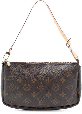 Louis Vuitton Hobo Bags - Monogram Pochette Accessoires - Gr. unisize - in Braun - f&uuml;r Damen