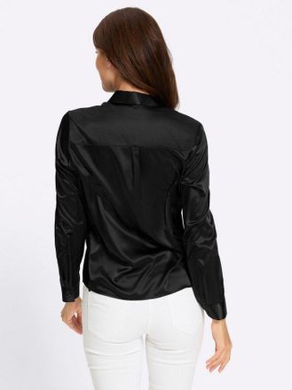 Heine Klassische Bluse Bluse Langarm
