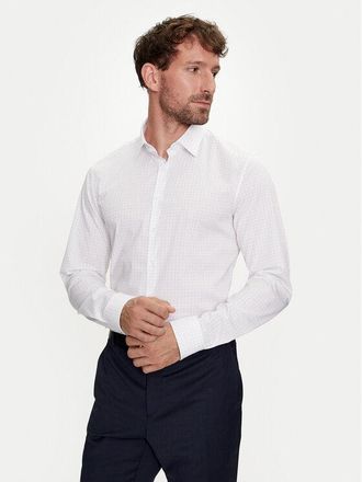 Calvin Klein Hemd K10K113163 Weiß Slim Fit