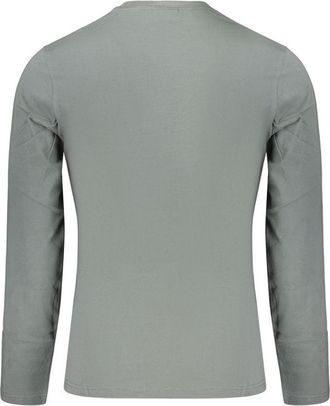 Napapijri Crew Neck Logo Embroidered T-shirt - Green