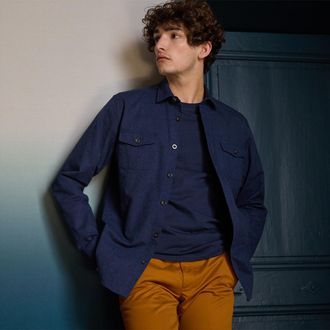 Bexley Th&eacute;od&eacute;ric - Chemise homme bleu marine