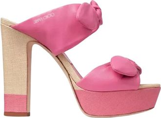 Jimmy Choo London Femme, Chaussures, Rose, Taille: 40 EU Rua 120 Platform Sandal