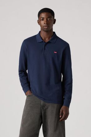 Levi's Long Sleeve Housemark Polo Shirt - Herren - Blau / Blau