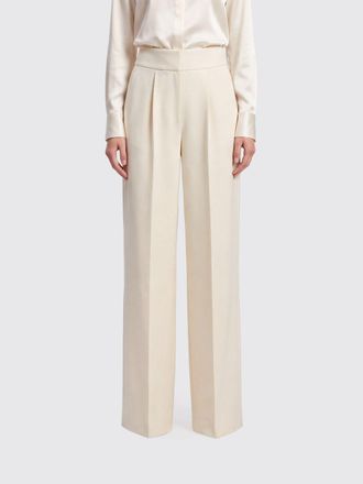 Semicouture Hoch taillierte Hose mit weitem Bein aus Stretch-Viskose-Jersey