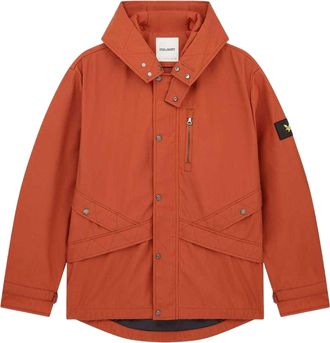 Lyle & Scott Kapuzenjacke f&uuml;r Herren, Baumwollmischung (Orange)