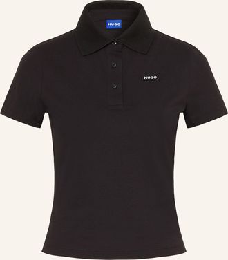HUGO BOSS Hugo Piqu&eacute;-Poloshirt Dapolette schwarz