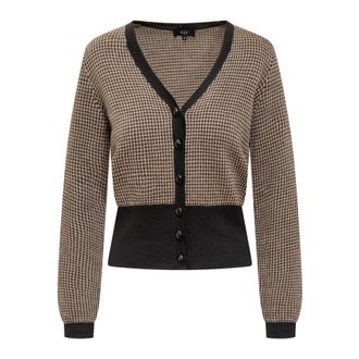 Fay Lang&auml;rmliger Cardigan - - Knitwear - Damen - Mehrfarbig - XL