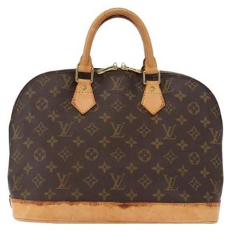 Louis Vuitton Sac &agrave; main en toile Pre-owned - Femme - Pre-owned - Brun - Taille: ONE Size