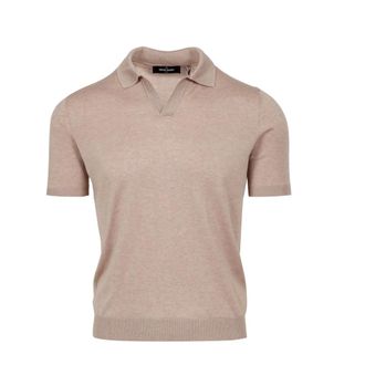 Gran Sasso Homme, Pulls, Beige, Taille: 2XL Maille en soie