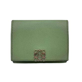 Loewe Pre-owned Leder Portemonnaies - - Pre-owned - Damen - Gr&uuml;n - ONE SIZE