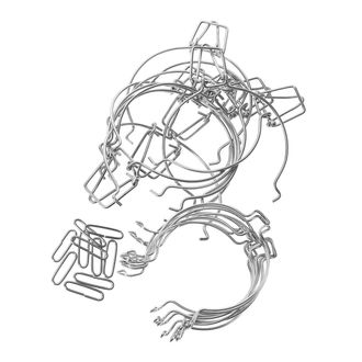 Amosfun 10 St&uuml;ck Drahtverriegelungsersatz Krugclips Verschlussschnalle Drahtb&uuml;gel f&uuml;r Gl&auml;ser Glasdrahtschloss Versiegelungsschnalle versiegeln Edelstahlschnal