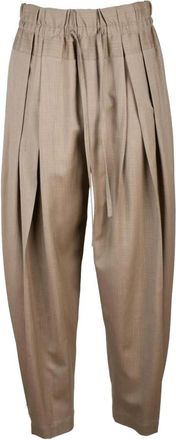Jil Sander Femme, Pantalons, Beige, Taille: 36 FR Pantalon Chino