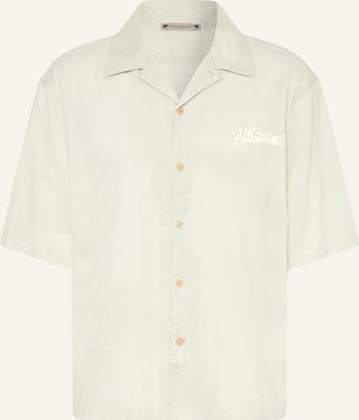 AllSaints Allsaints Resorthemd Odyssey Oversized Fit gruen