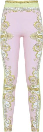 Versace Femme, Pantalons, Multicolore, Taille: 36 FR Leggings Spring Barocco