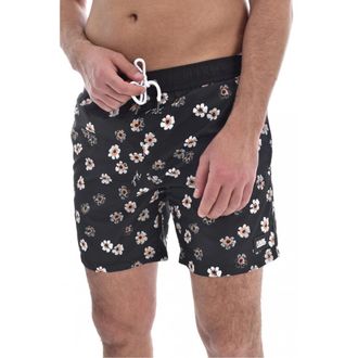 Karl Lagerfeld Print Fleuri Badeshorts - - Swimwear - Herren - Schwarzk - S