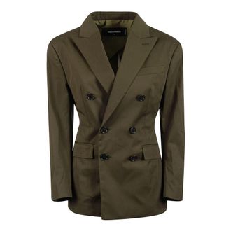Dsquared2 Stylische Jacke - - Jackets - Damen - Gr&uuml;n - S