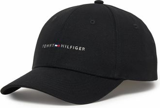 Tommy Hilfiger Cap Tommy Hilfiger Th Foundation Hct 6 Panel Cap AM0AM14045 Schwarz