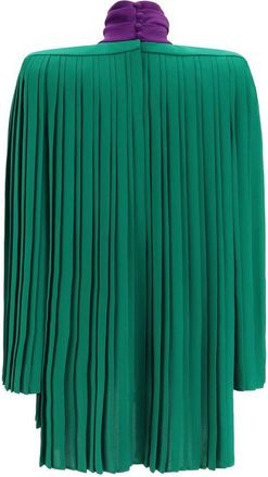 Valentino Garavani Pleated Silk Georgette Blouse