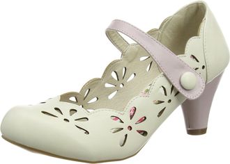 Joe Browns Damen Fit For the Occasion Shoes Pumps, Off-White (Cream), 41 EU