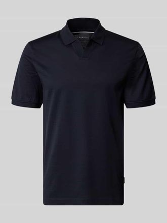 Bugatti Regular Fit Poloshirt mit Strukturmuster