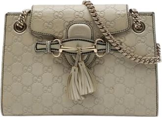 Gucci Pre-owned Emily Shoulder Bag - Femme - Pre-owned - Beige - Taille: ONE Size