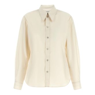 Christophe Lemaire Hemdkragen Shirt - - Blouses & Shirts - Damen - Beige - XS