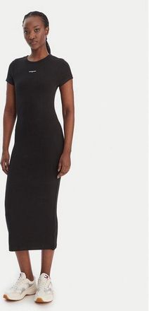 Tommy Jeans Kleid f&uuml;r den Alltag DW0DW22339 Schwarz Slim Fit