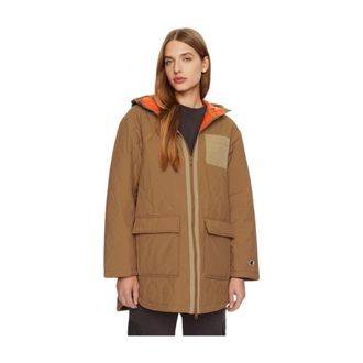 Champion Femme, Vestes, Brun, Taille: 38 FR Winter Vestes