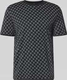 Joop T-Shirt mit Logo-Muster und Rundhalsausschnitt